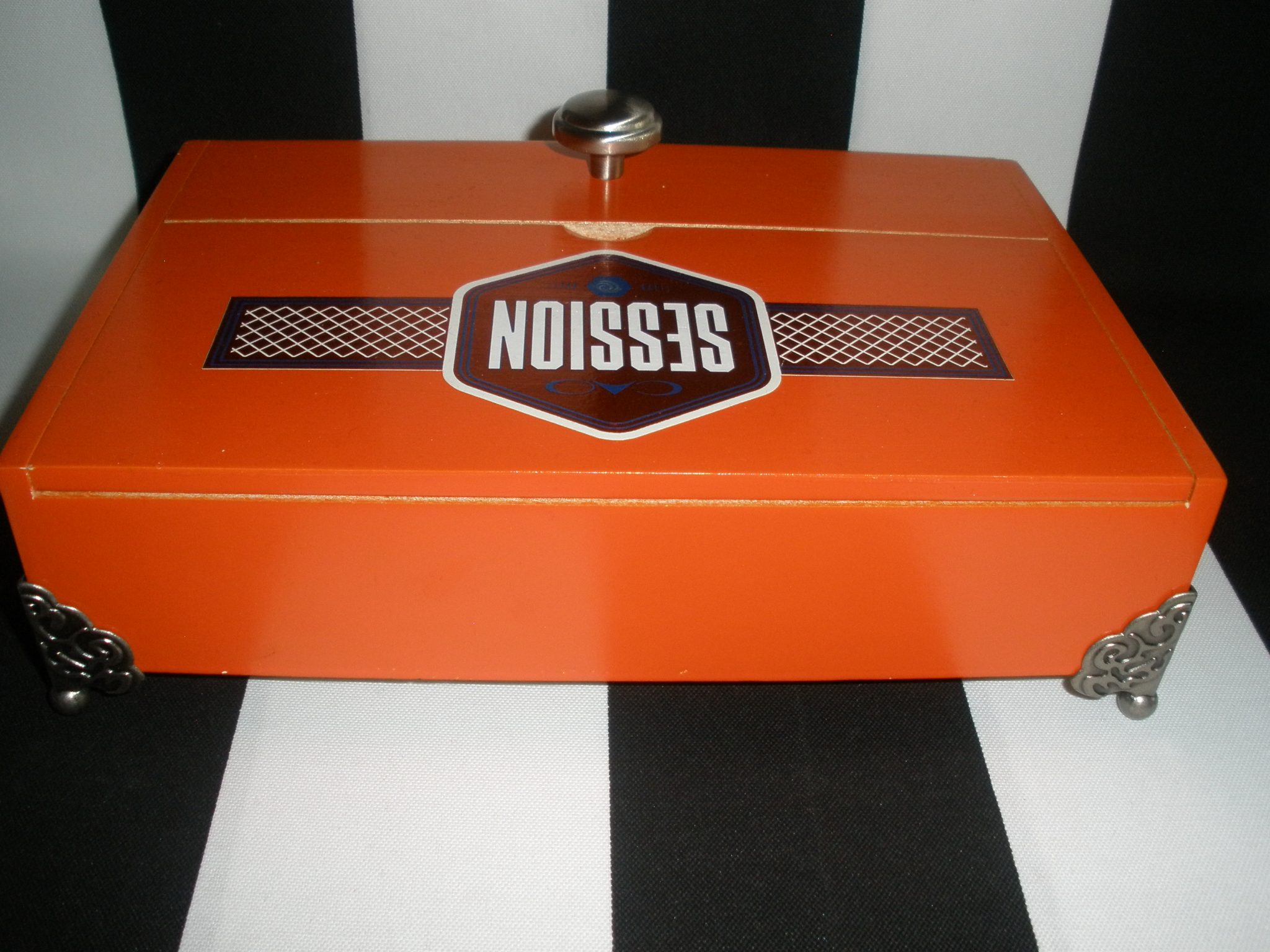 1387 Orange CAO Bifold Opening Cigar **Man Box**, Dresser Valet, Stash ...