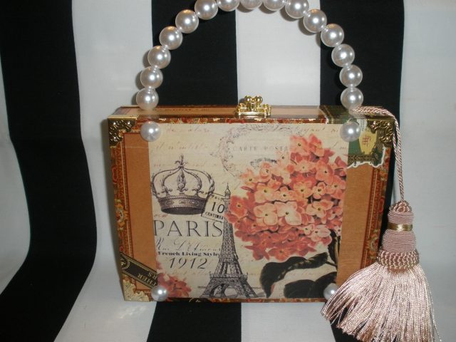 SOLD Paris in the Springtime Cigar Box Purse (See #1953 ...